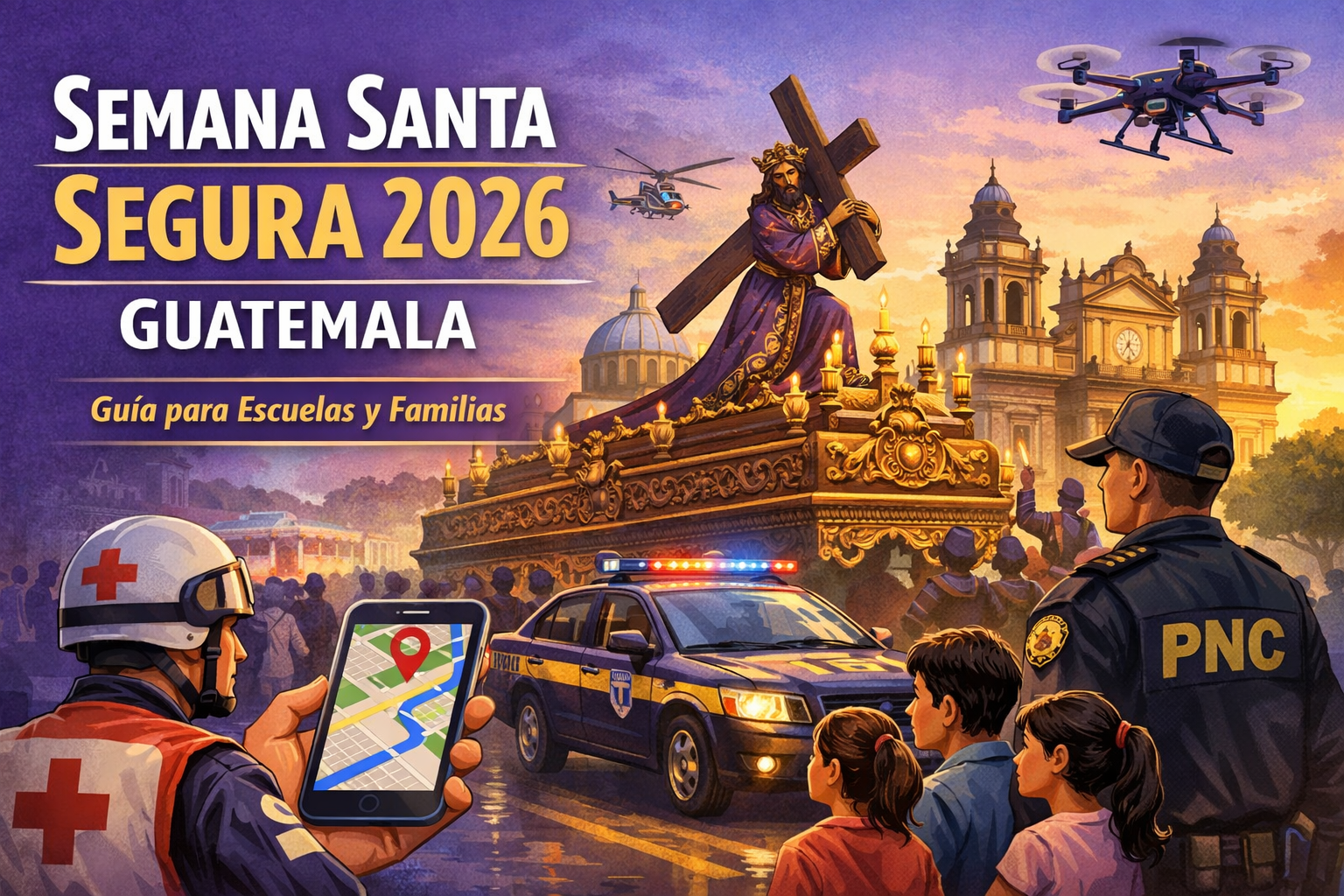Semana Santa Segura 2026 Guatemala: para escuelas y familias