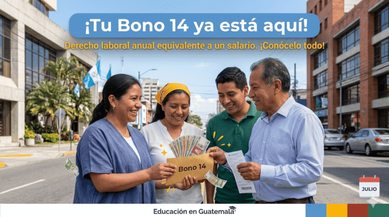 Bono 14 Guatemala 2026: Cómo calcularlo y Cuándo lo pagan