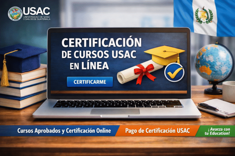 Certificación de Cursos USAC en Línea | Fácil y Rápido