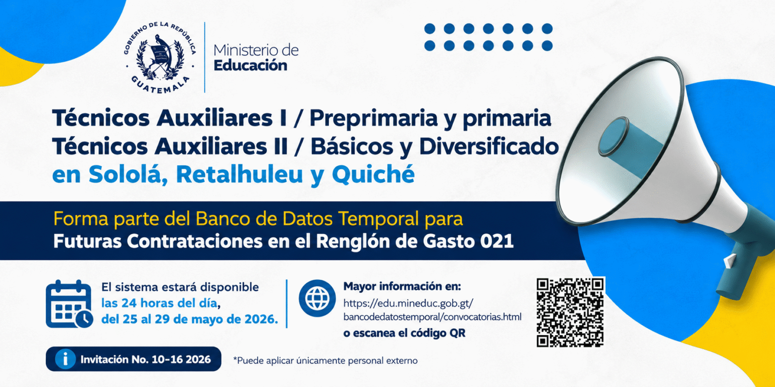 Banco de Datos Temporal MINEDUC 2026: aplica antes del 29/05